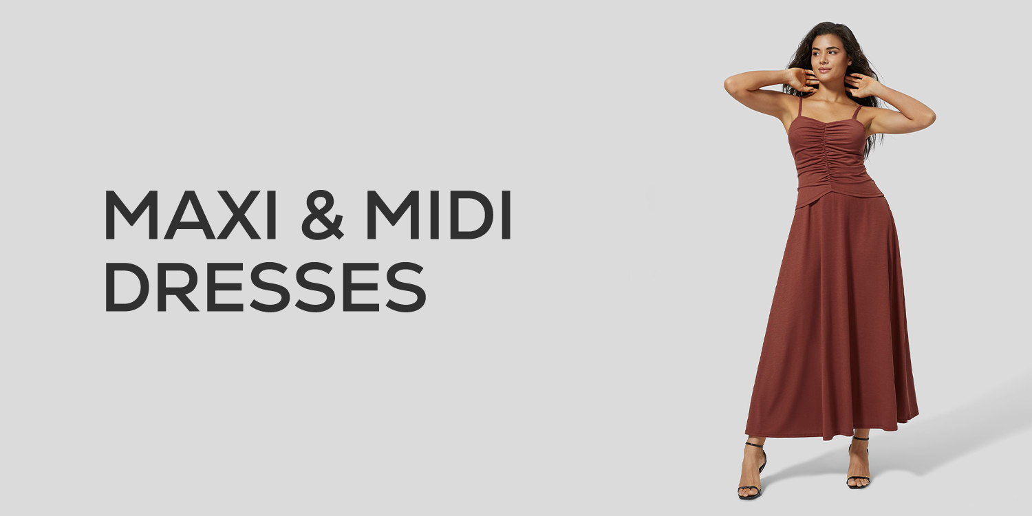 Women's Midi & Maxi Dresses - Halara