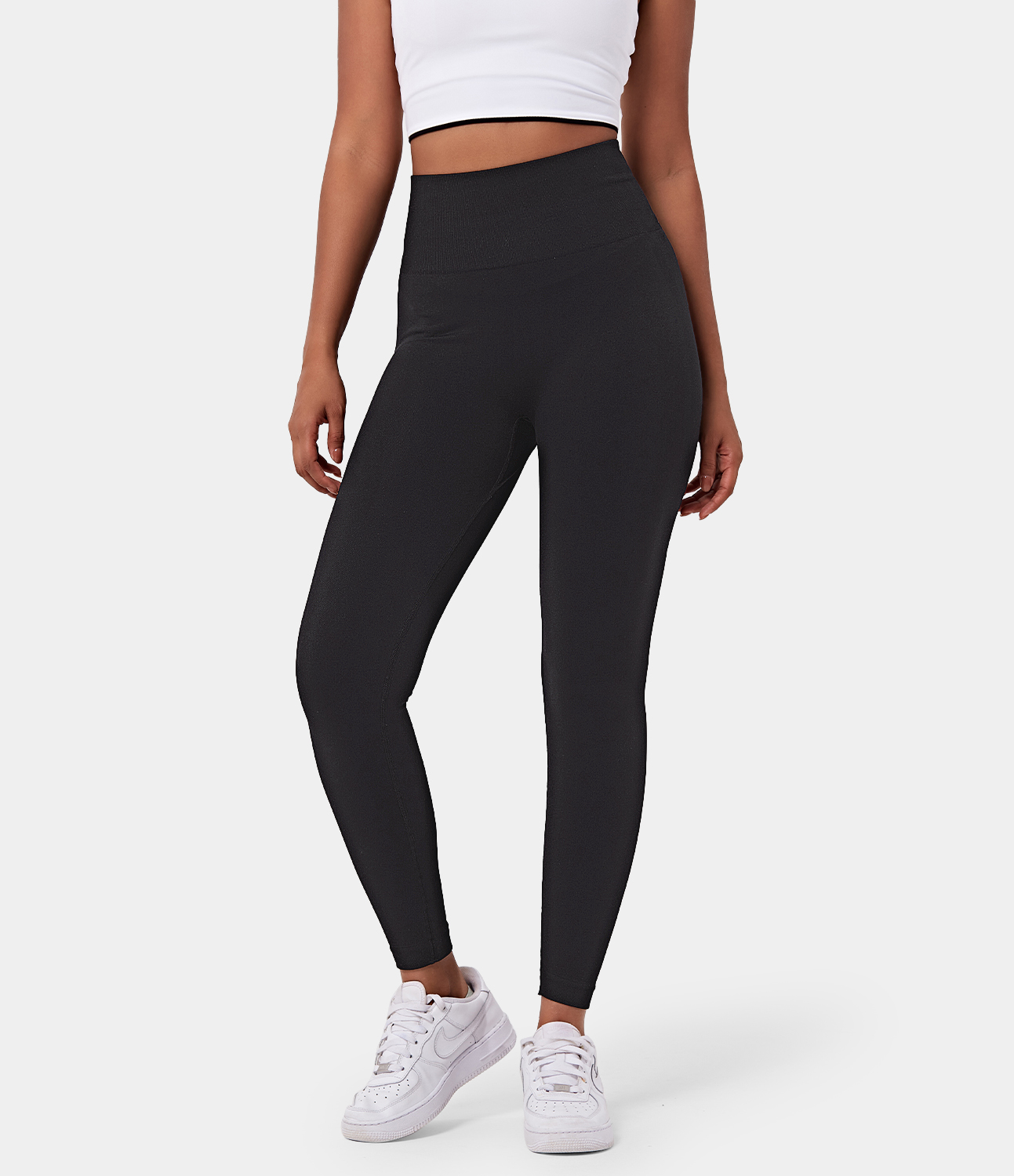 Nahtloser Flow Po-Lifting Leggings mit hoher Taille für Frauen | HALARA