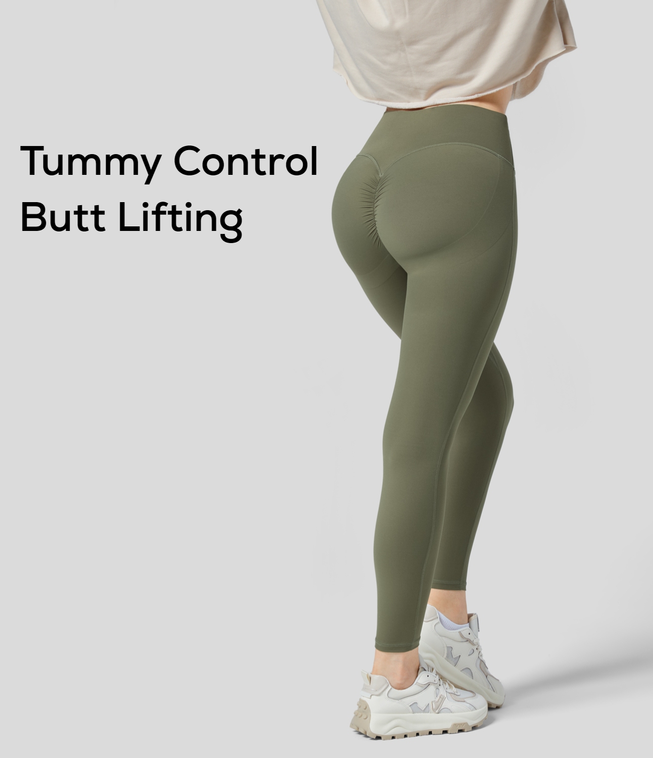 Womens Ultrasculpt™ High Waisted Ruched Tummy Control Butt Lifting