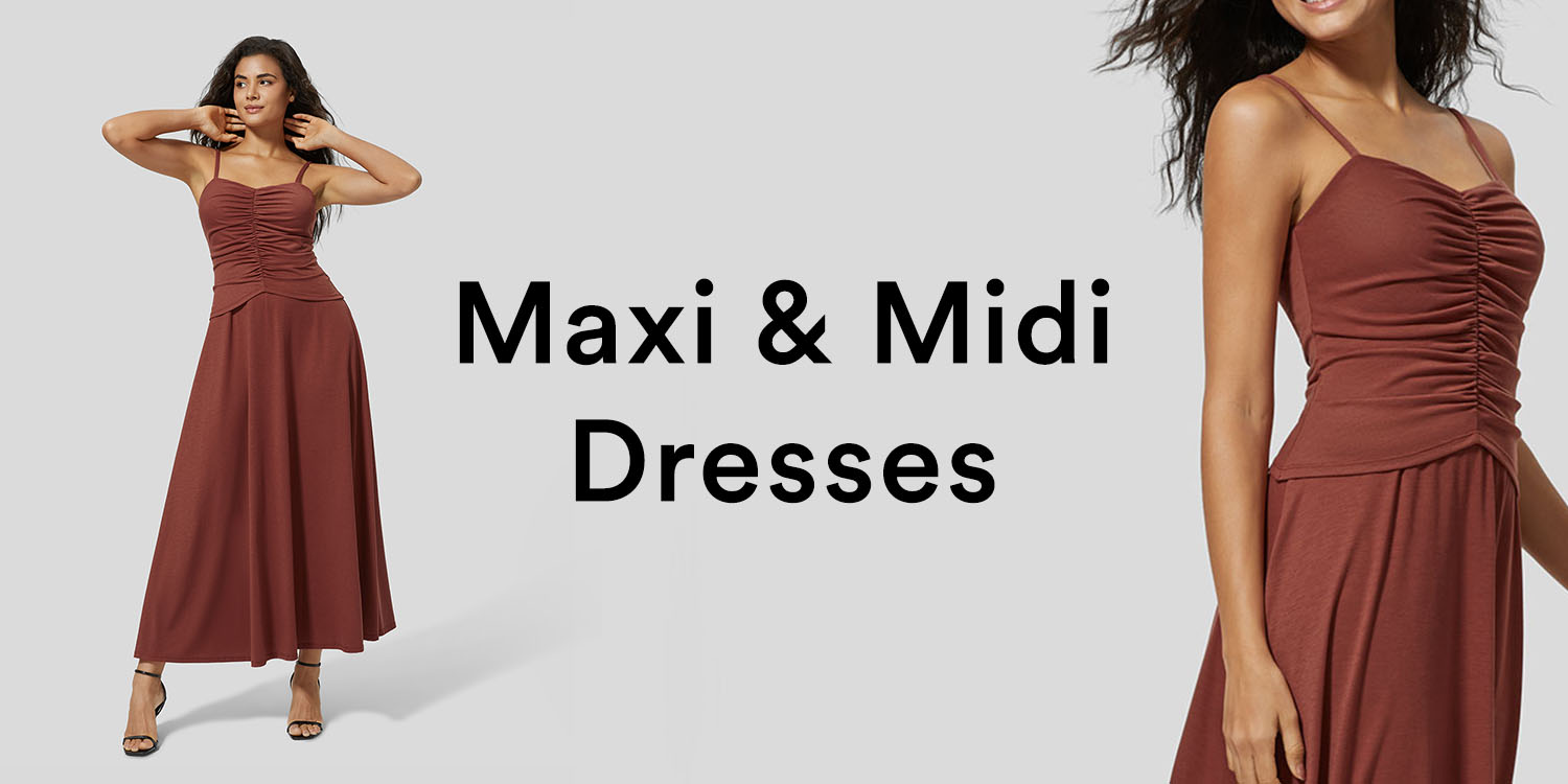 Women's Midi & Maxi Dresses - Halara