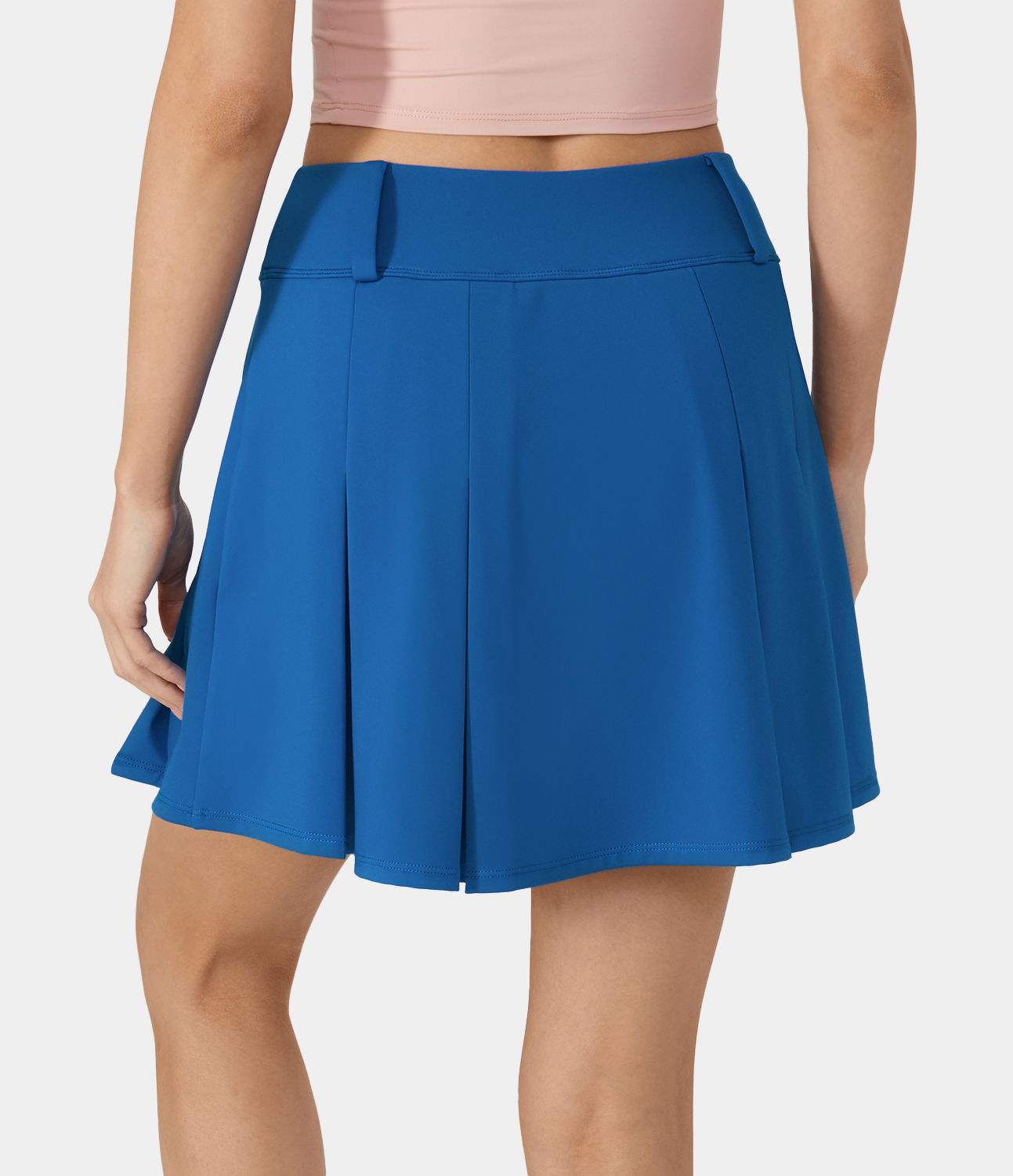 Women s High Waisted 2 in 1 Pocket A Line Pleated Golf Skirt Golf Tee Women s High Waisted 2 in 1 Pocket A Line Pleated Golf Skirt Golf Tee