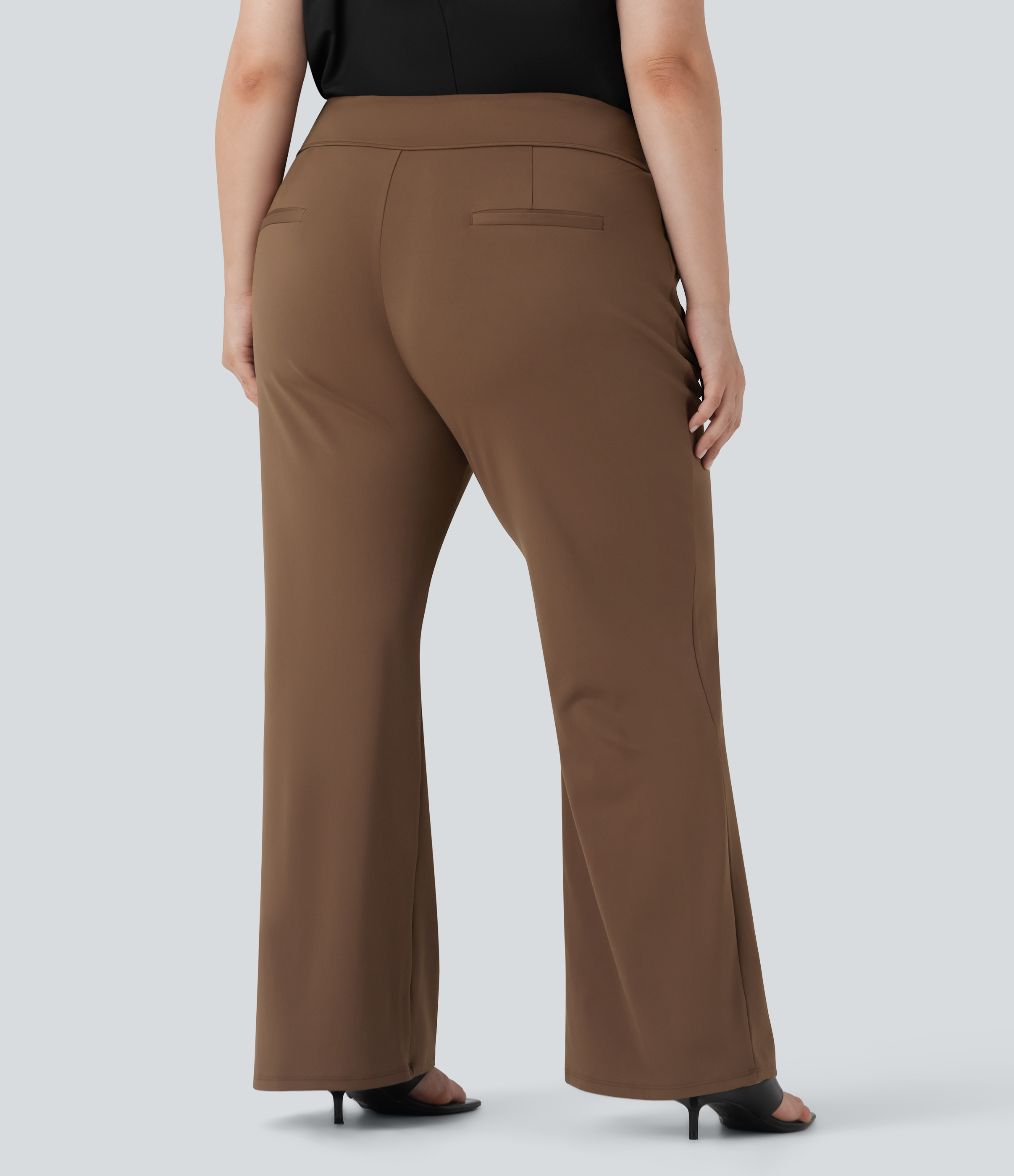 Women’s Plus Size Halara Flex™ DayStretch High Waisted Work Flare Pants ...