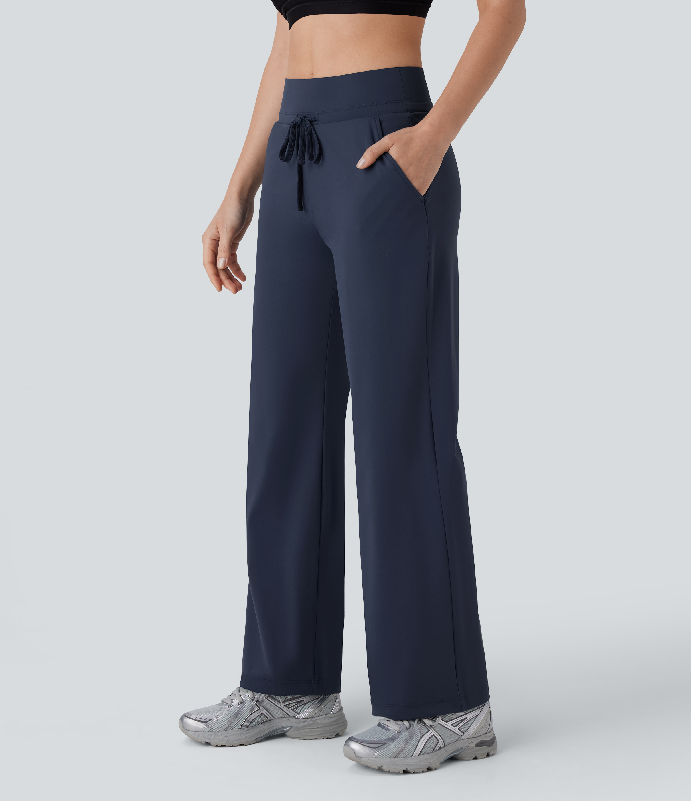 Women’s SoftlyZero™ Airy Mid Rise Drawstring Pocket Straight Leg Cool ...