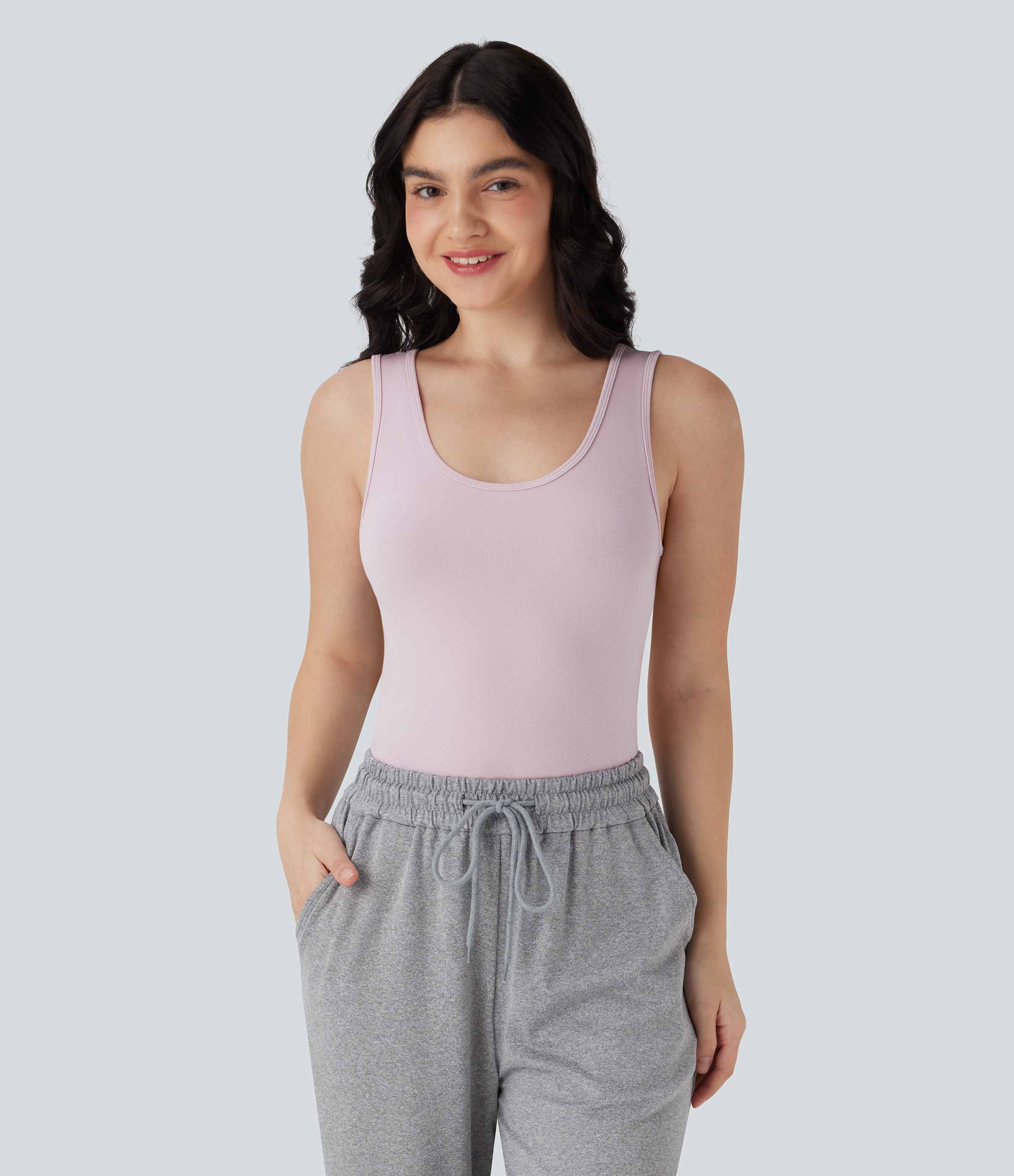 Women’s Seamless Flow U Back Lounge Tank Top - Halara