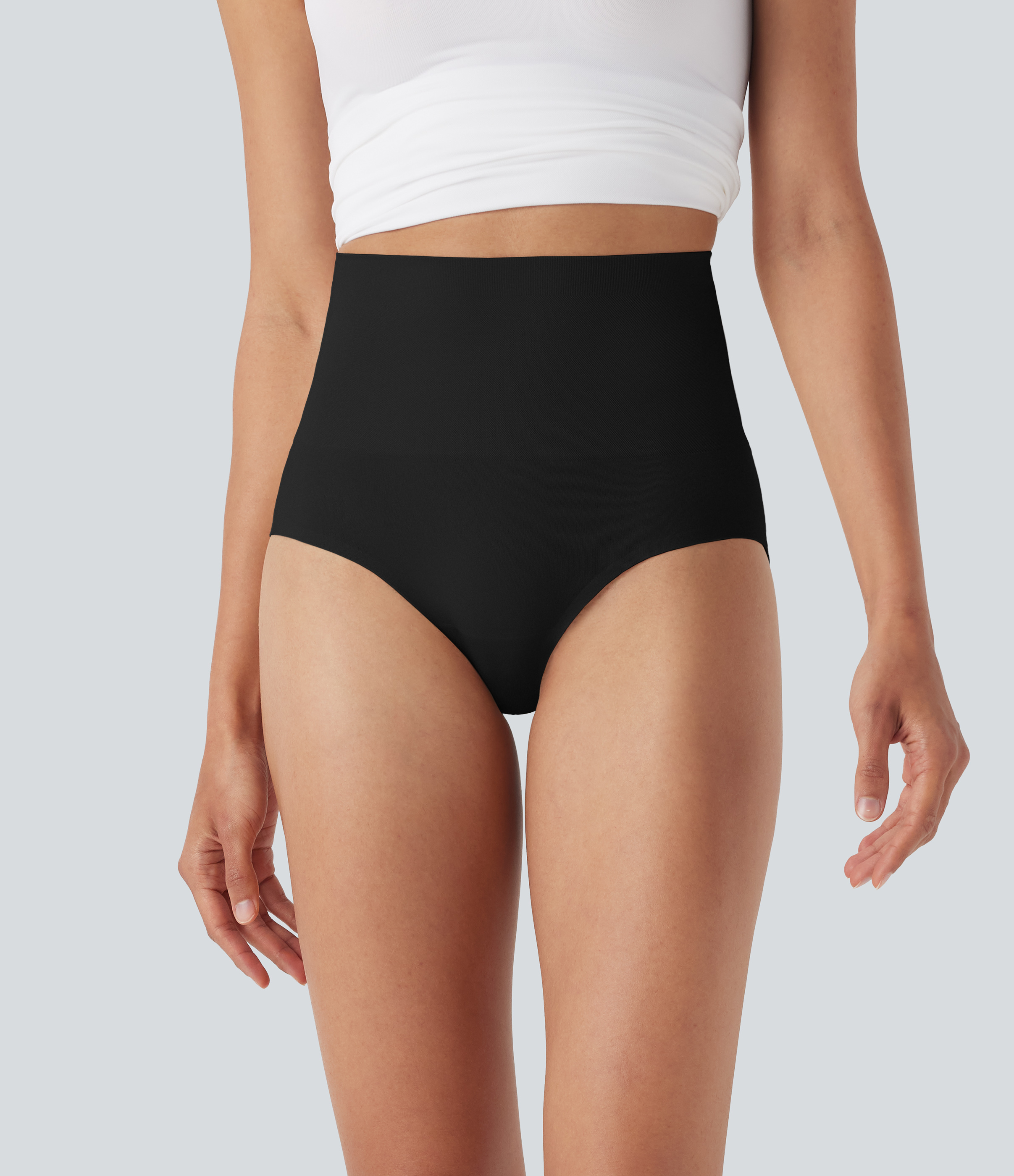 Women’s OneForm Seamless Flow High Waisted Shapewear Lounge Underwear Panties - Halara