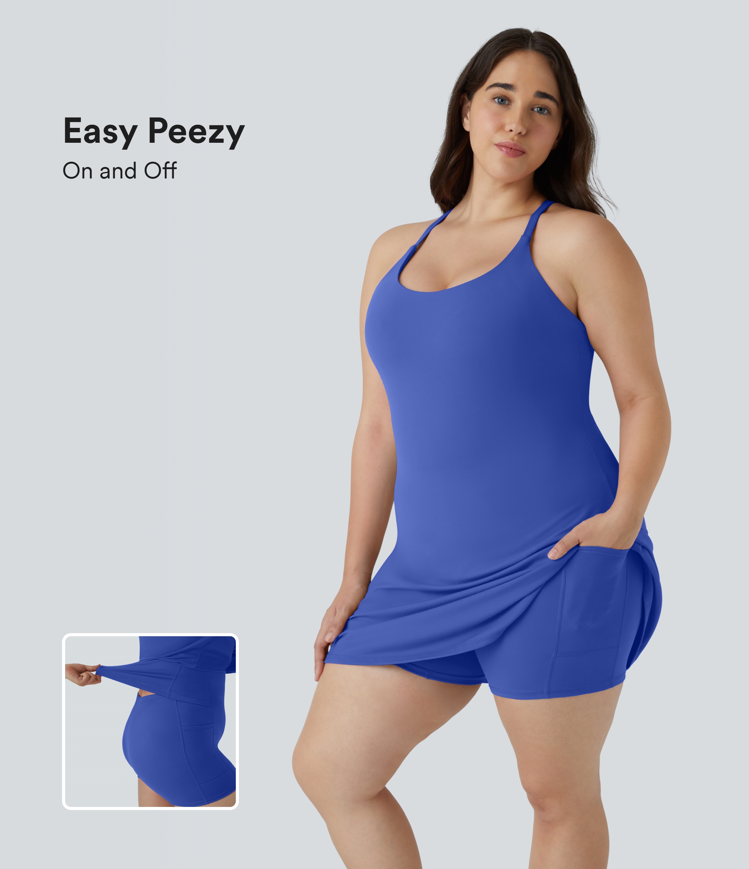 Women's Dress With Built In Shorts - Halara