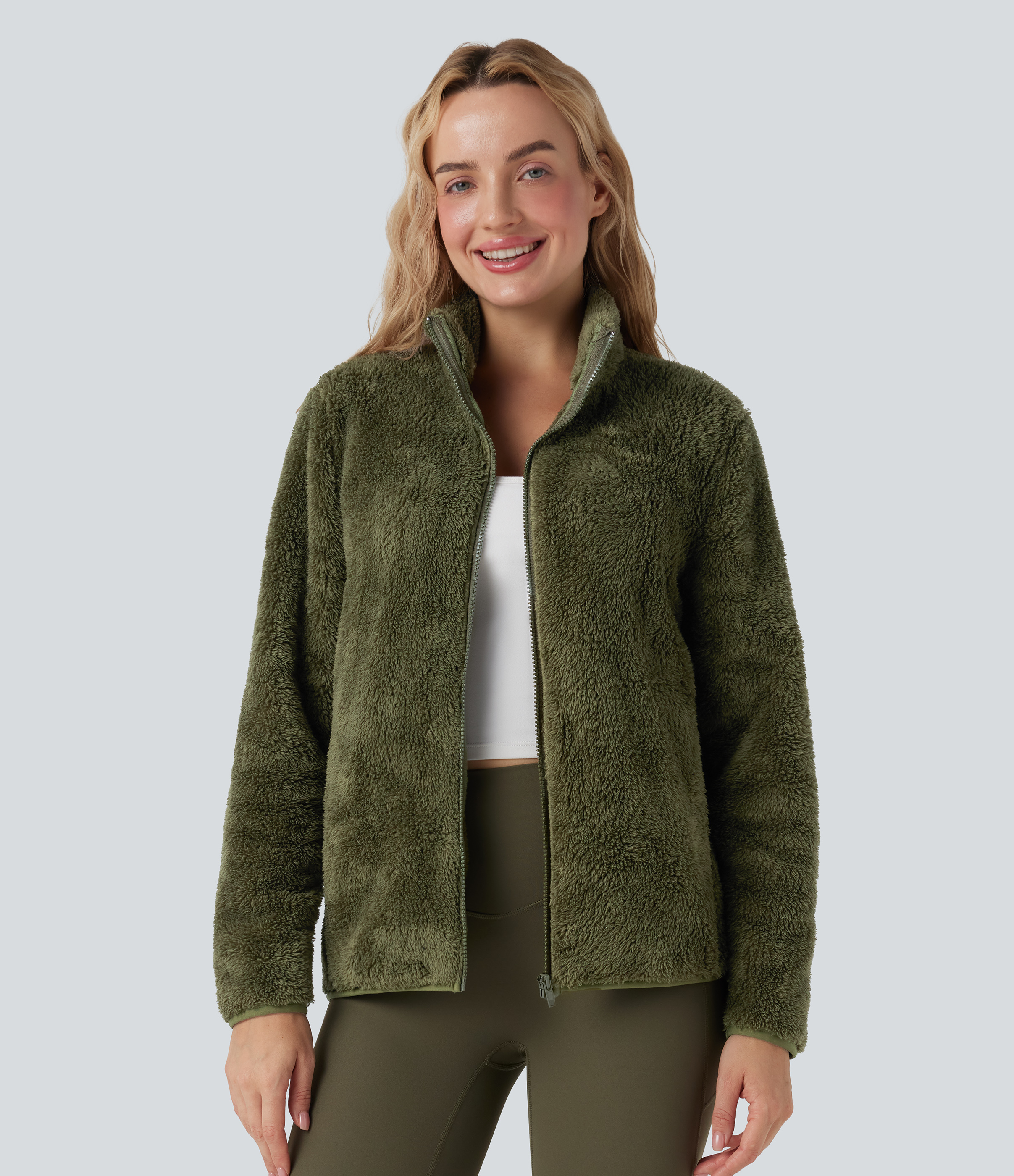 Women's Sherpa Jackets - Halara