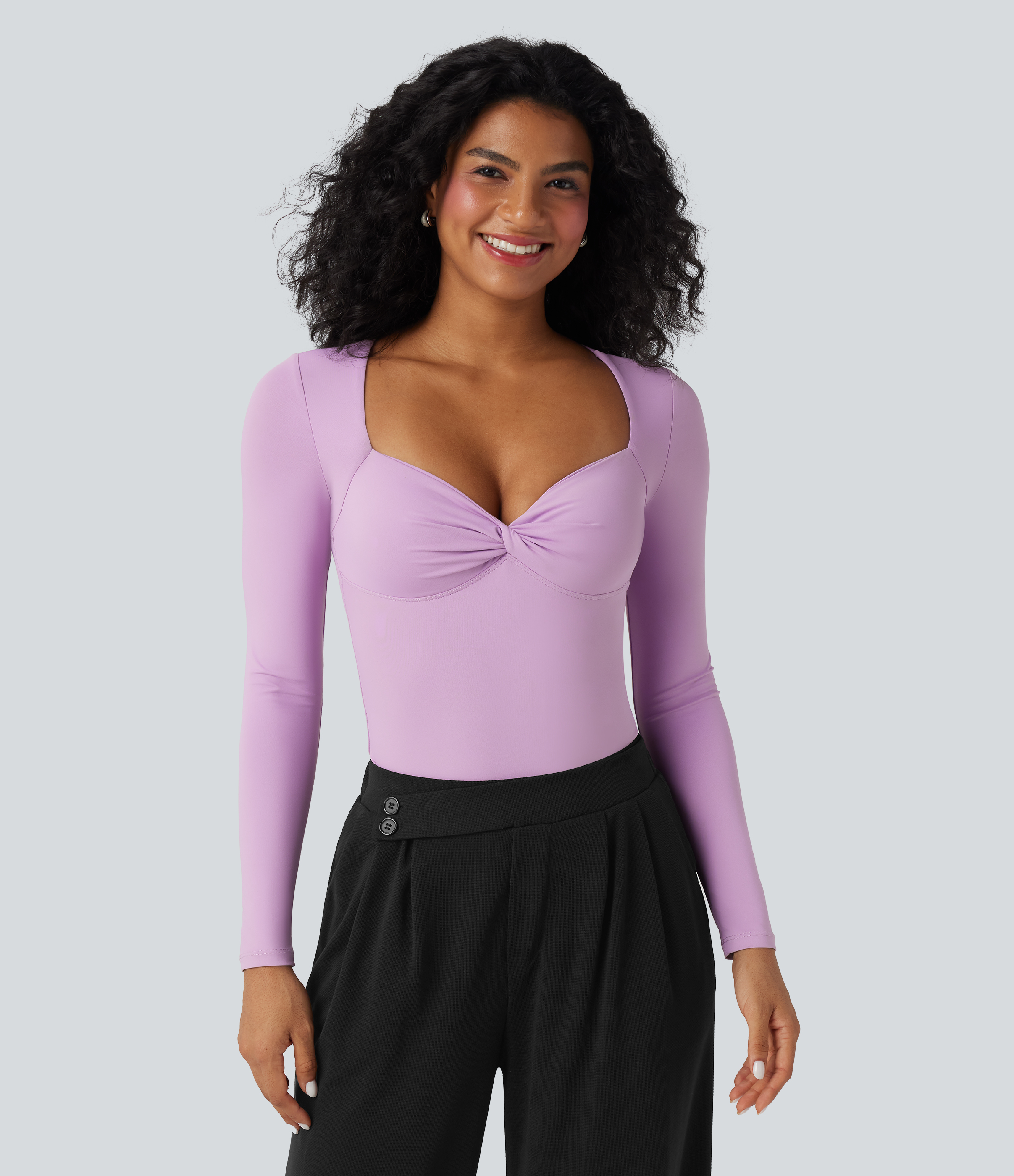 Women’s Long Sleeve Work Bodysuit - Halara